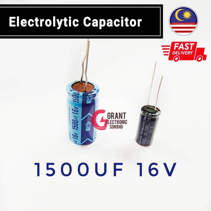 Electrolytic Capacitor 1500uf 16v Ecap Condenser | Lazada