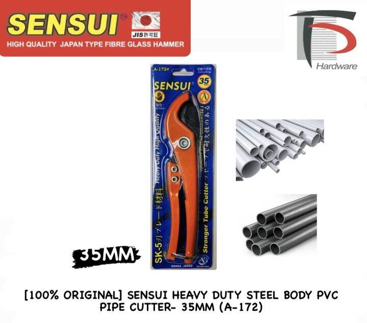 [100% ORIGINAL] SENSUI HEAVY DUTY PVC PIPE CUTTER- 35MM (A-172) | Lazada