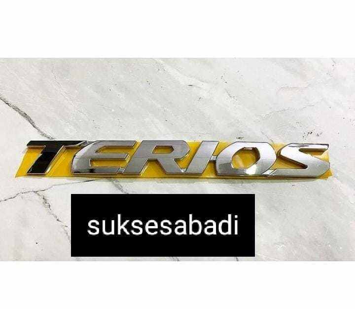 logo emblem all new terios chrome original | Lazada Indonesia