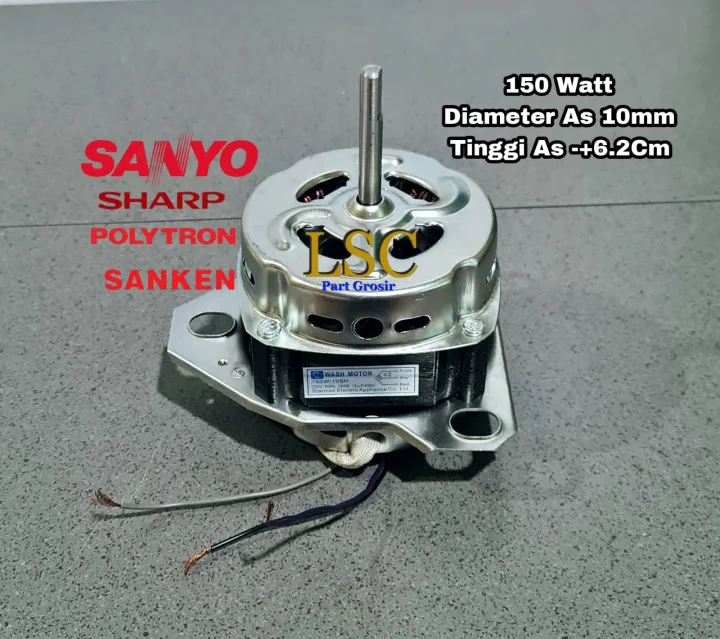 AL Dinamo Pencuci Mesin Cuci Sharp 150 Watt Motor Wash Sanyo Aqua ...