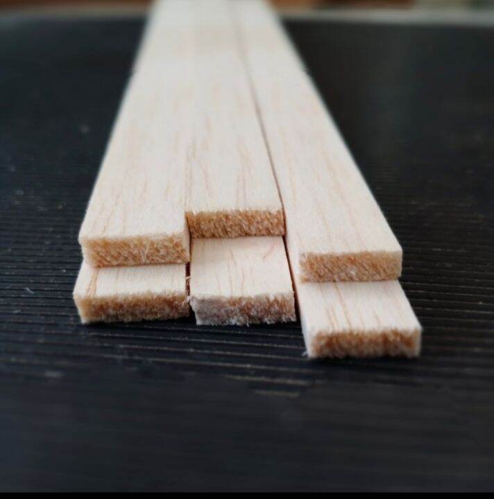 Kayu Balsa Strip 4MM x 5CM x 50CM aeromodelling kayu Lis maket kayu ...
