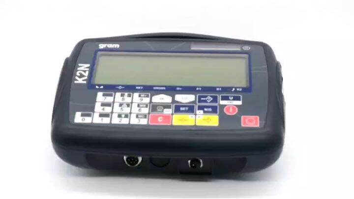 ตาชั่งดิจิตอล, เครื่องชั่งดิจิตอล ยี่ห้อ GRAM (Model K2N) ขนาดแท่นชั่ง 80 x 80 ซม. (ใส่ล้อเข็น ...