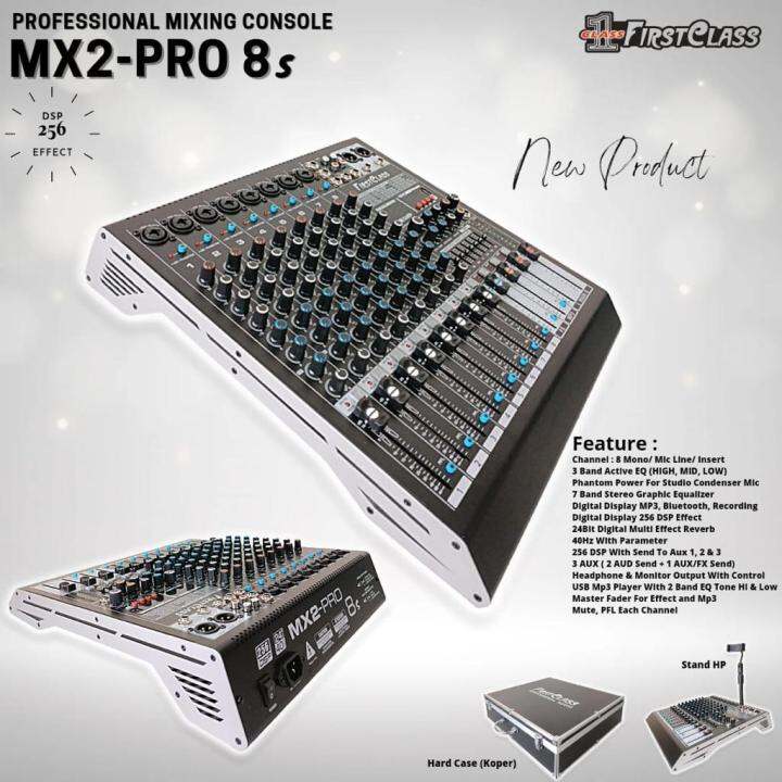 Mixer audio 8 channel Firstclass MX2 Pro 8S original MX 2 pro 8s | Lazada Indonesia