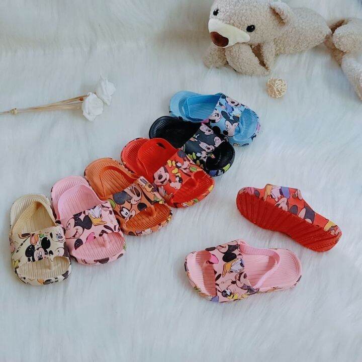 [NS]Cute Character Garterized Slippers for Babies & Kids#9055XS | Lazada PH