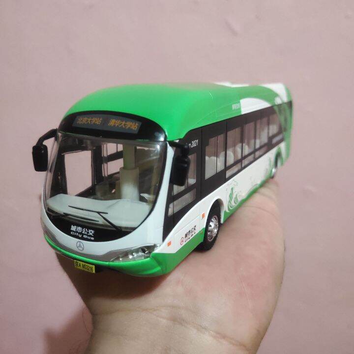 mainan anak bus kota pull interior bahan besi diecast bus | Lazada ...