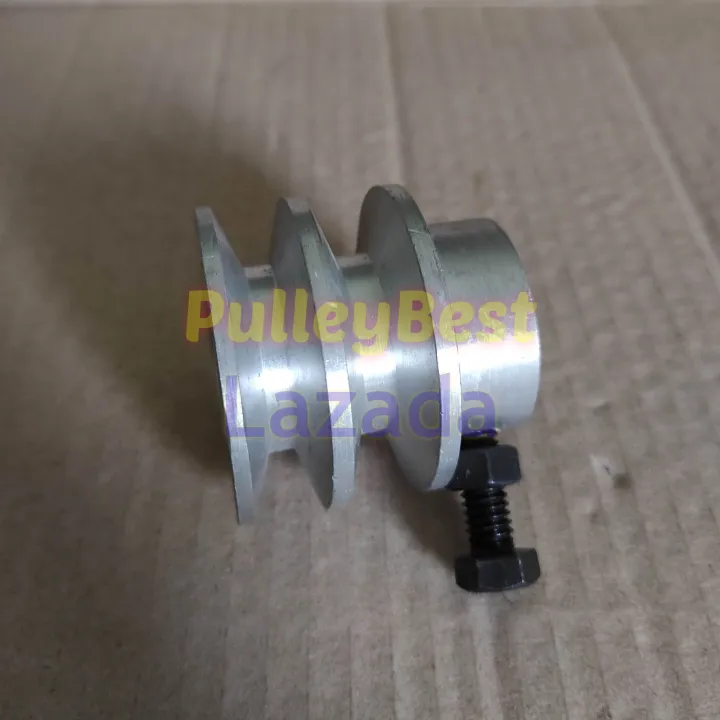 Pulley pully 2 inch as 20 mm jalur A2 / poly pully alumunium | Lazada ...