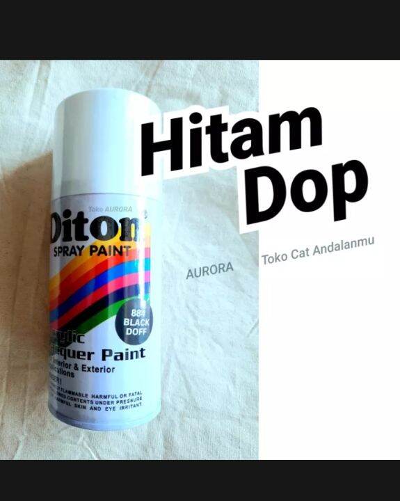 Pilox Diton Black Dop Hitam Doff Dof Flat Matt 150cc | Lazada Indonesia