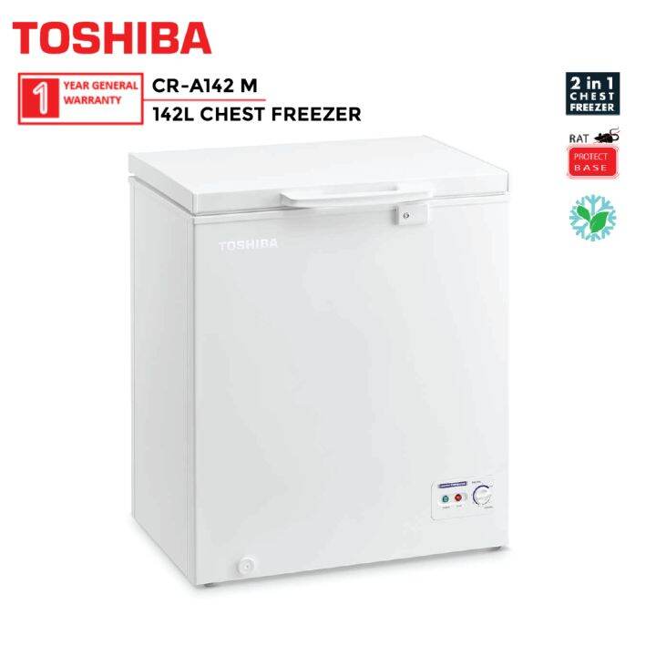 Toshiba chest freezer 142L CR-A142M | Lazada