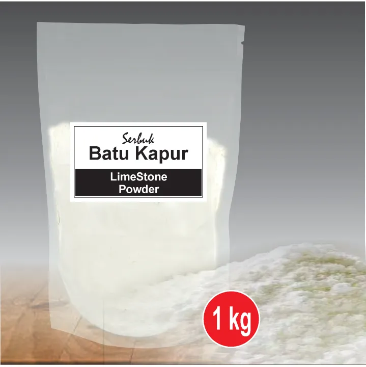 serbuk kapur sirih/serbuk batu gamping/limestone powder. 1 kg | Lazada ...