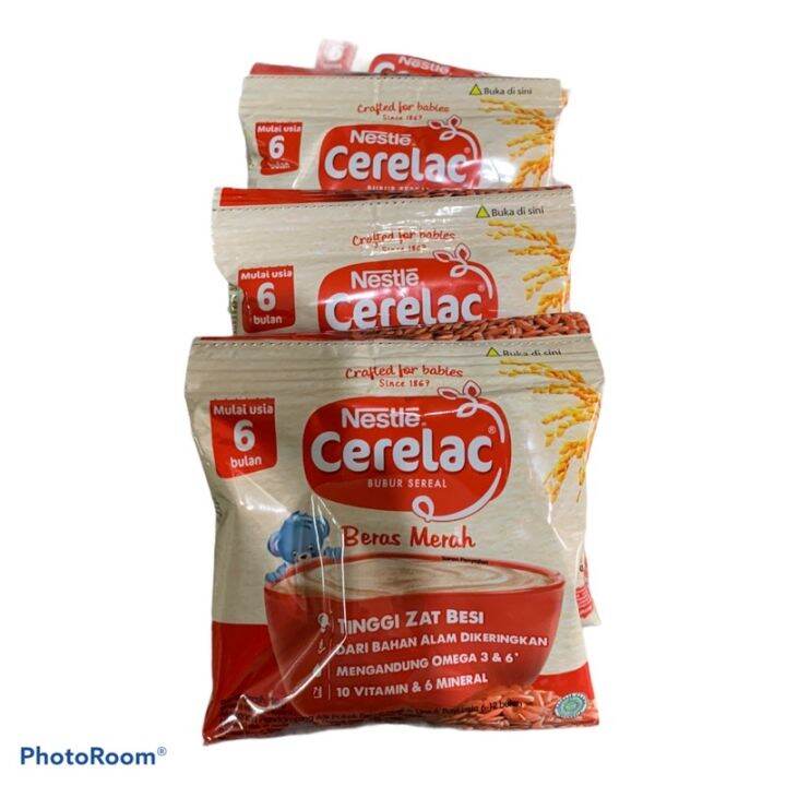 Nestle Cerelac Beras Merah Sachet 20Gr×8pcs | Lazada Indonesia