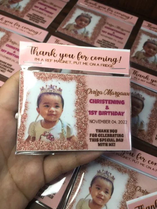 Ref Magnet Souvenir /Glitter coated/Atm Size | Lazada PH
