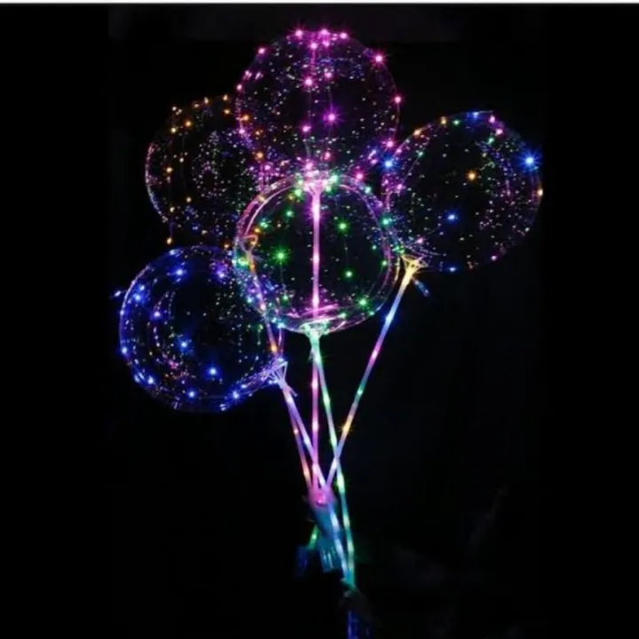 balon LED transparan komplit isi 12 pcs | Lazada Indonesia
