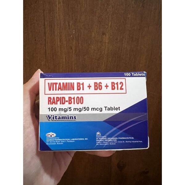 vit. B complex rapid b100 | Lazada PH
