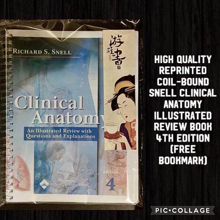 Snell Clinical Anatomy Illustrated Review Book 4th Edition | Lazada PH
