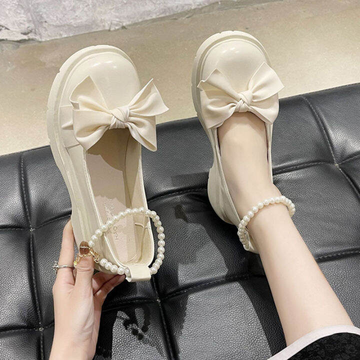 【COD】Women's Fashion Lolita Thick Soled Sandals, One Line Belt Mary Jane Shoes JK Shoes Students ...