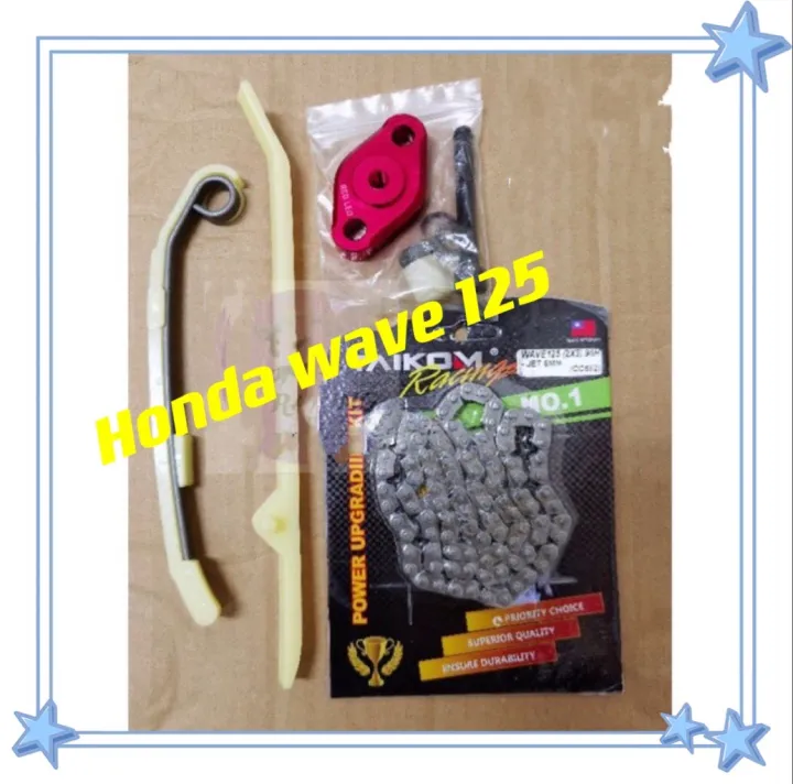 WAVE125 RACING TENSIONER SET CHAIN GUIDE TIMING CHAIN WAVE 125 JET 3MM ...
