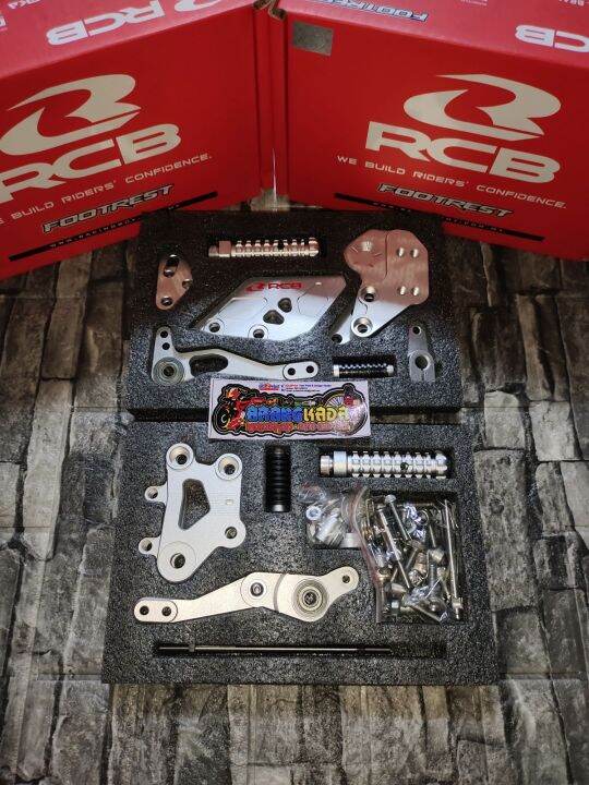 RCB FOOTREST SINGLE SET S4 FOR RAIDER150 CARB/FI | Lazada PH