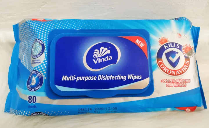 Vinda Multipurpose Disinfecting Wipes 80s | Lazada