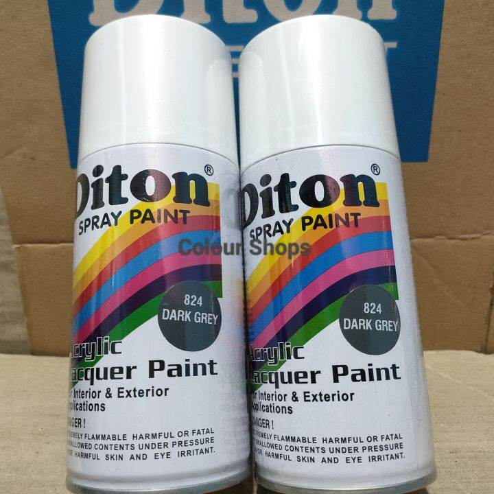 Pilok Pilox Cat Diton Dark Grey 824 Abu Abu Tua Glossy 300cc Cat ...