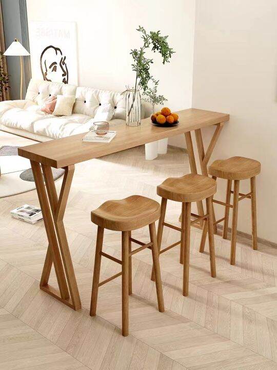 Scandinavian Solid Wood Bar Counter Home Living Room Partition Balcony ...