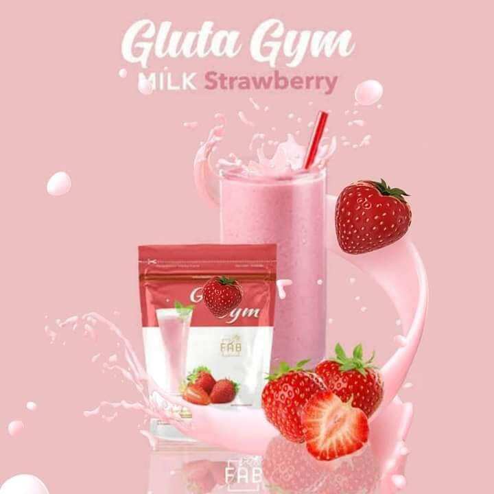 Gluta Gym Milk Strawberry | Lazada PH