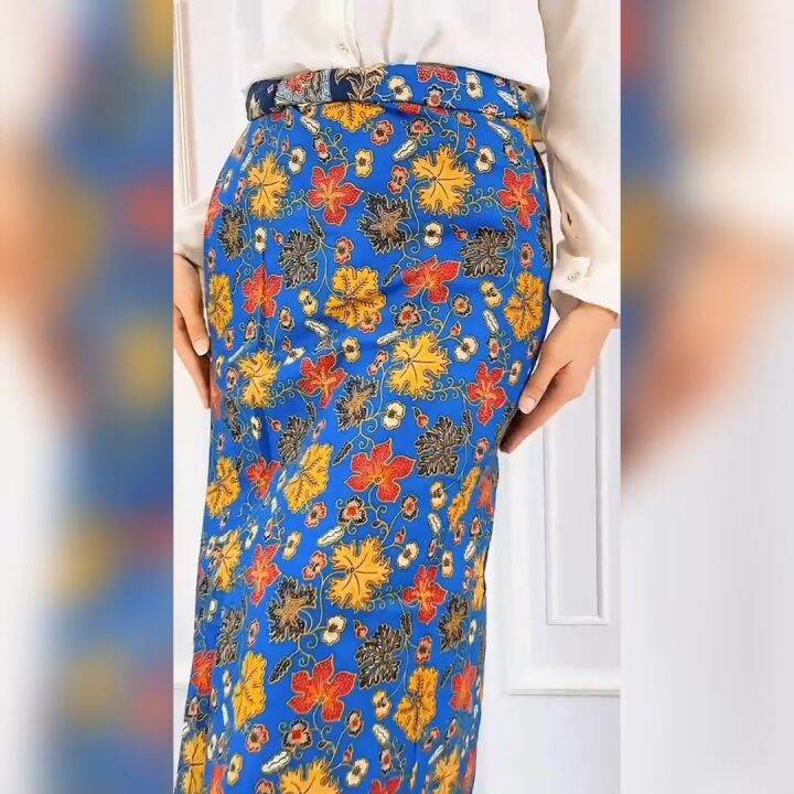 KM Women Puteri Batik Kain Sarung Batik Halus Perempuan Muslimah Corak ...