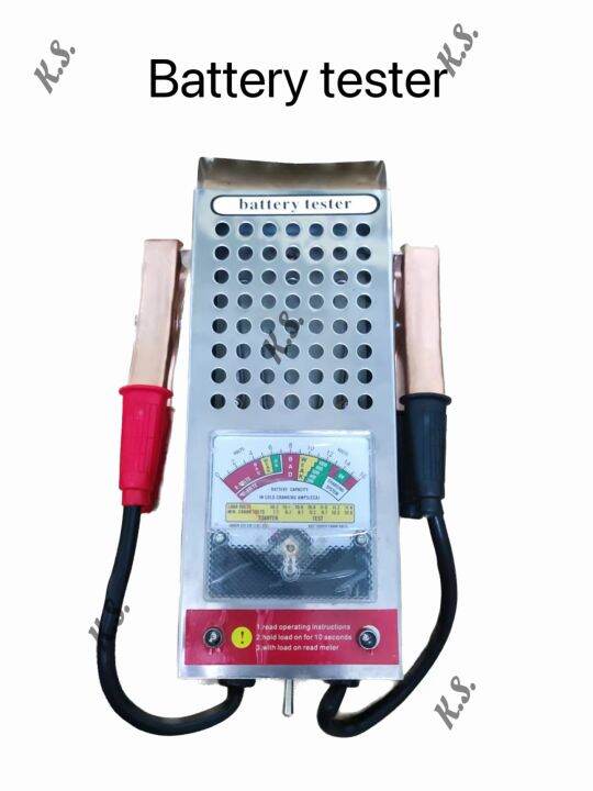 Car Motorcycle Battery Load Tester 6V 12V Penguji Bateri Kereta ...