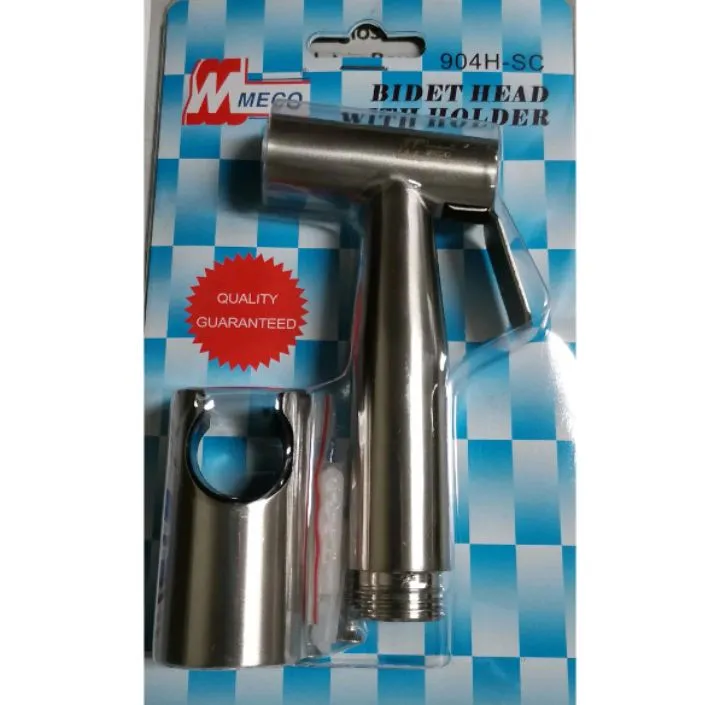 MECO BIDET HEAD WITH HOLDER 904H-SC SPRAY HEAD WIRH 1/2 INCH FEMALE ...