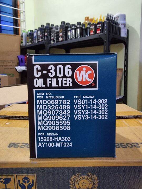 Vic Oil Filter C-306 ORIGINAL ( L300 | Pajero | Montero | Adventure ...