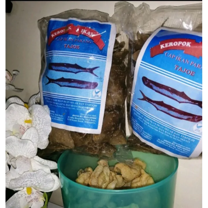 KEROPOK KEPING CAP IKAN PARANG 1KG ORIGINAL TERENGGANU | Lazada