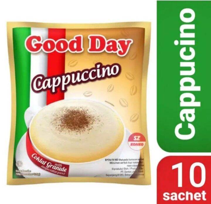 Good Day Cappuccino + Granule 25gr x 10 sachet | Lazada Indonesia