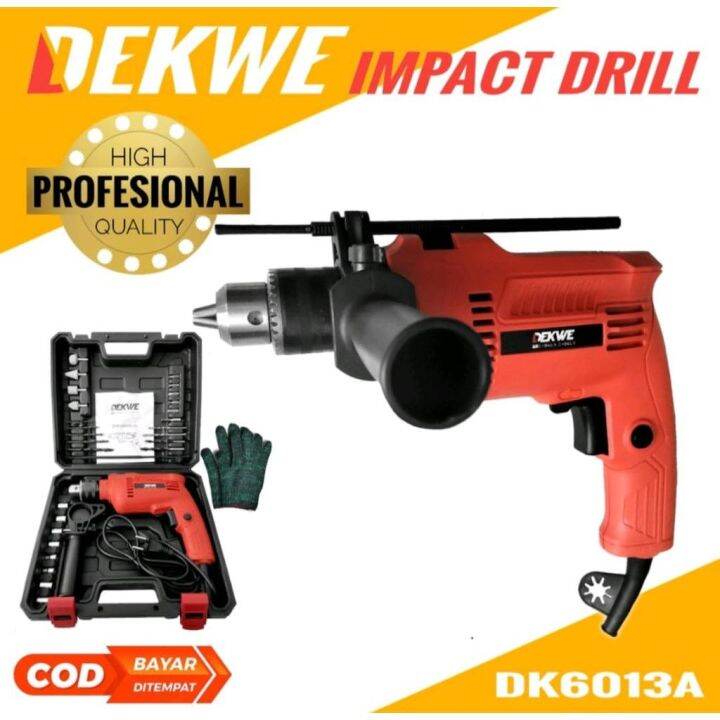 BOSCH MAKITA BOR LISTRIK BAJA 13MM DK6013A KOPER FULLSET LENGKAP BOR ...