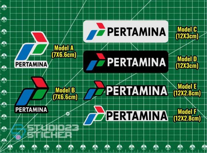 Stiker PERTAMINA Buat Motor, Cutting Sticker PERTAMINA timbul | Lazada ...