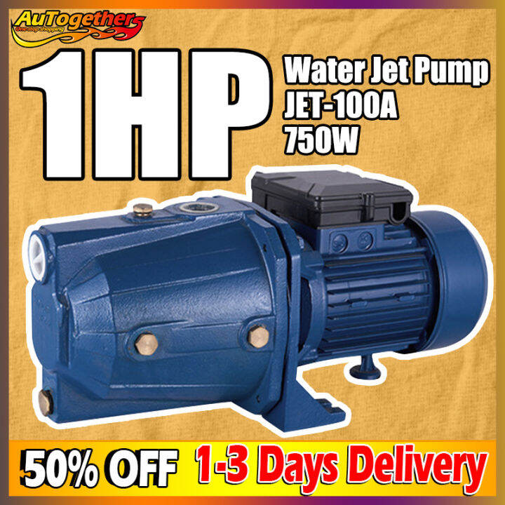 1HP Electric Jet Pump Water Pump Self Priming Jetmatic Heavy Duty Jet ...