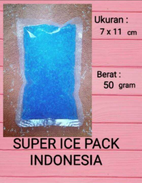 ice gel ice pack biru blue kecil super suhu lebih ekstrim serba guna ...