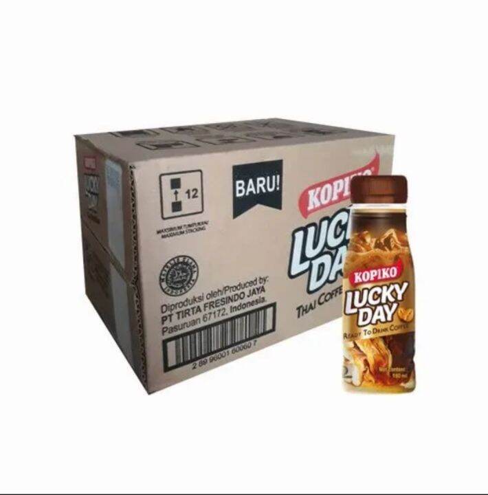 Kopiko Lucky Day 1 Dus isi 12 botol 180ml | Lazada Indonesia