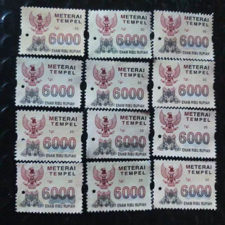 Materai Rp 6000 Tahun 2002 2003 2004 2005 | Lazada Indonesia Materai Rp 6000 Tahun 2002 2003 2004 2005 | Lazada Indonesia