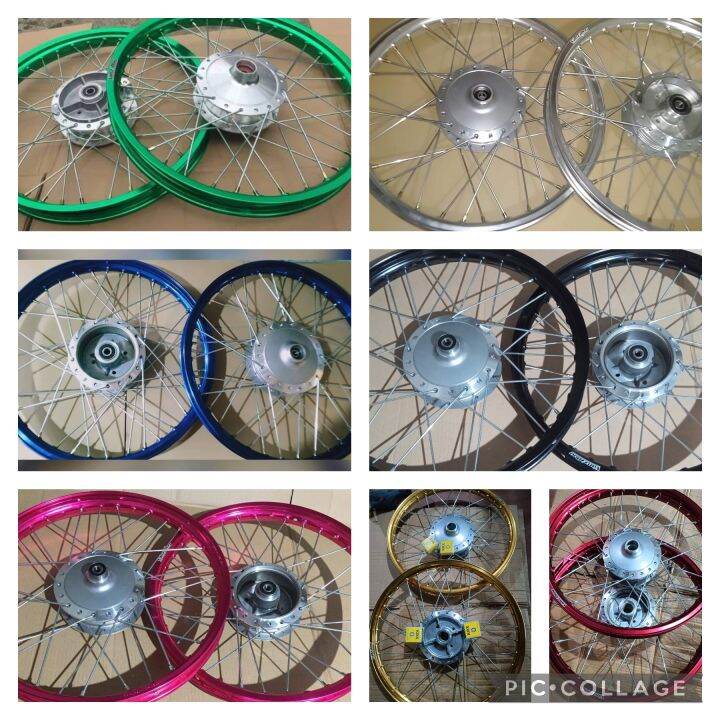 RIM SET CT100(bajaj)VANZBOY RIM/TAKASAGO RAYUS(TAKASAGO HUB) | Lazada PH