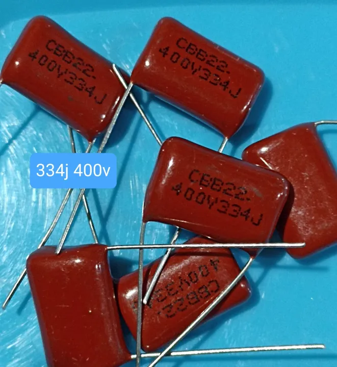 KAPASITOR MILAR 334J 400V CAPASITOR MYLAR 334 J 400 volt CBB22 | Lazada Indonesia