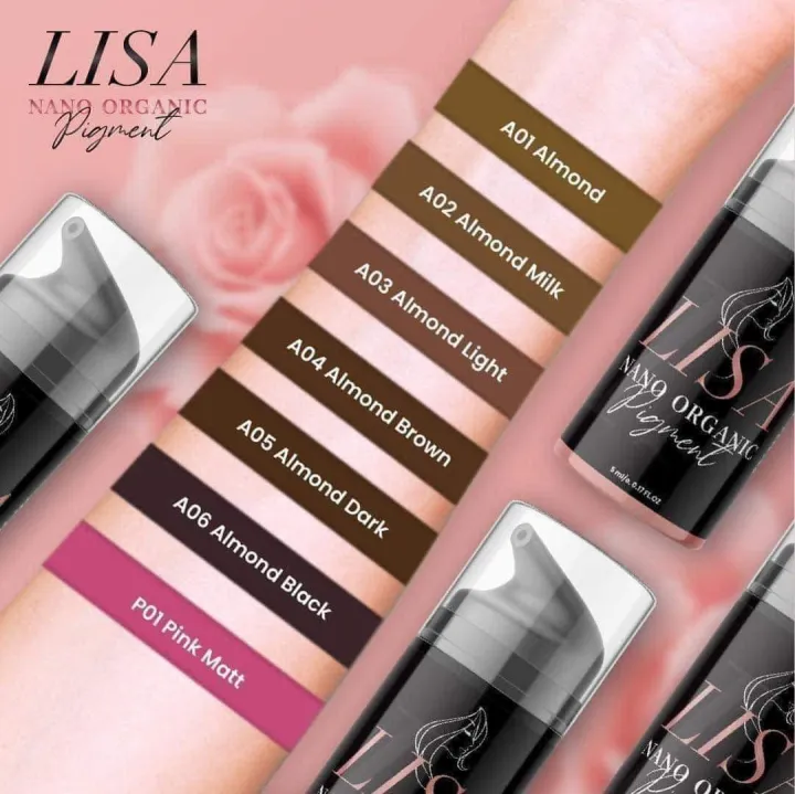 สีLisa สีคิ้วLiSa สีลิซ่า ติดดีติดไว สียุโรป สีLISA สีออร์แกนิค ขนาด ...