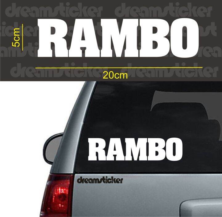 Sticker Stiker Rambo | Lazada Indonesia