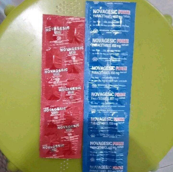 NOVAGESIC TABLET 500 FORTE (Obat Penurun Panas, Nyeri, Sakit Kepala ...