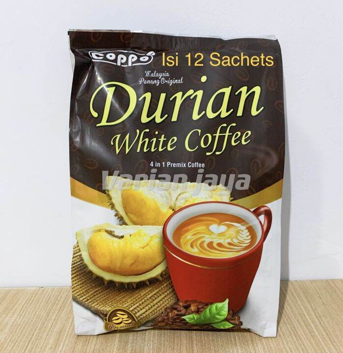 Coppo White Coffee Durian Kopi Putih Instan Malaysia | Lazada Indonesia