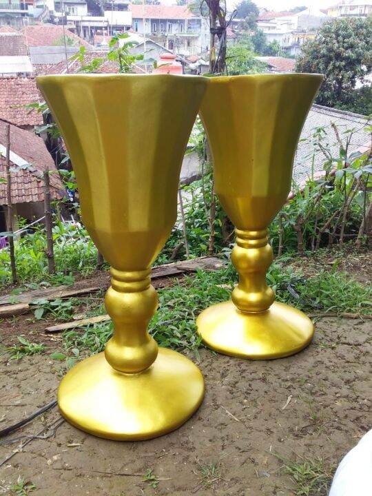 vas bunga model gelas T-70cm | Lazada Indonesia