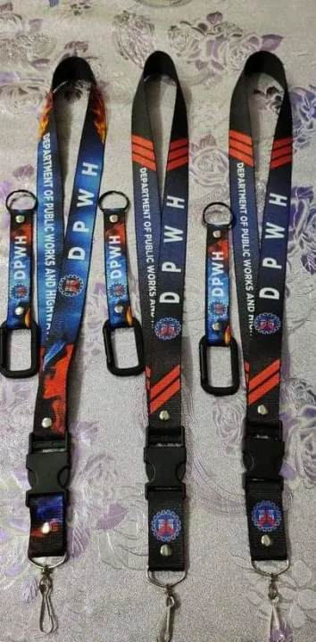 DPWH ID LACE/LANYARDS & KEY HOLDER/CARABINER SET | Lazada PH