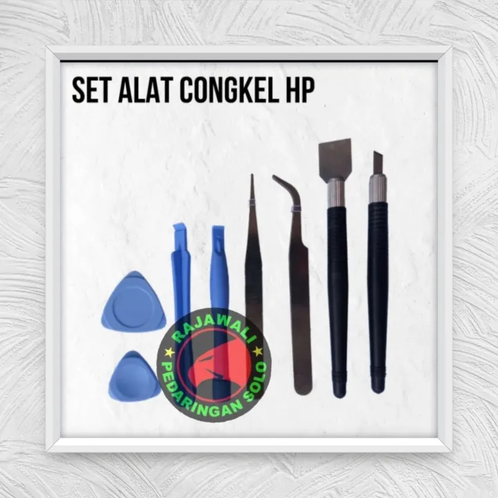 ALAT PEMBUKA HP SET PINSET SCRAPPER CUTTER ALAT CONGKEL HP SET | Lazada ...