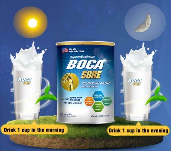 ORIGINAL BOCA SURE 400G COLOSTRUM MILK BONE AND JOINT SUPPORT | Lazada PH