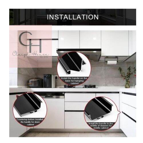 aluminum hidden handle C type J Type L type kitchen wardrobe cabinet 1. ...