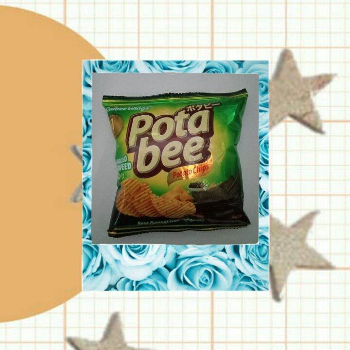 Ciki Potabee Potato Chips Rasa Rumput Laut Panggang (Grilled Seaweed ...