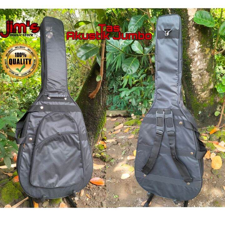 Tas Gitar Akustik Jumbo Lapis Spon Tebal | Lazada Indonesia